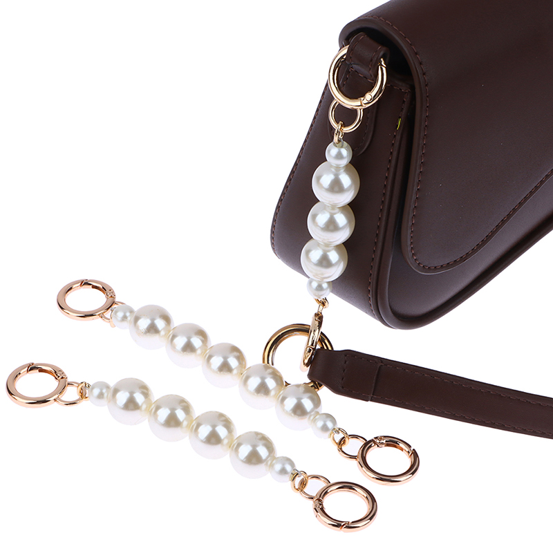 Bag Extension Chain Crossbody Purse Pearl Chain Strap Handbag DIY ...