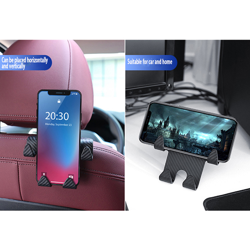 1 pz gancio poggiatesta auto 2 in 1 con supporto telefono staffa sedile posteriore TS