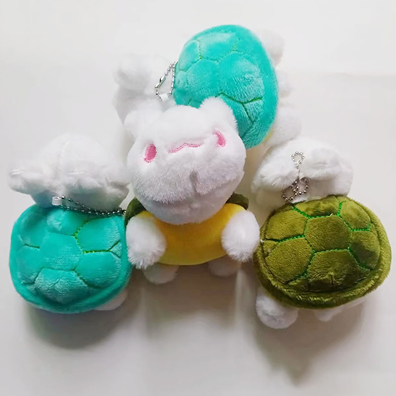 Carino coniglio tartaruga peluche portachiavi borsa scuola ciondolo ragazza donna bambola peluche per sn