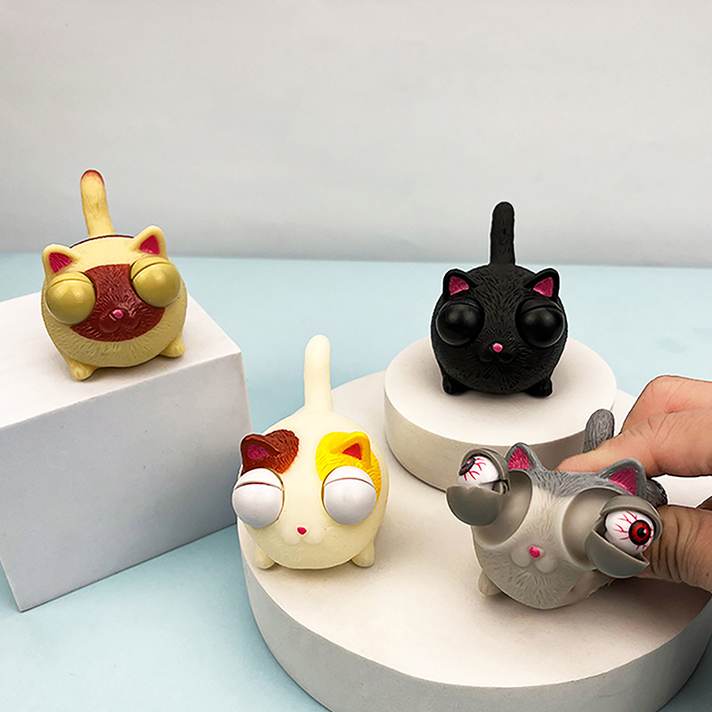 Creative Boost Cat Eyes Popping Squeeze Toys Adult Children Anti-stress ...