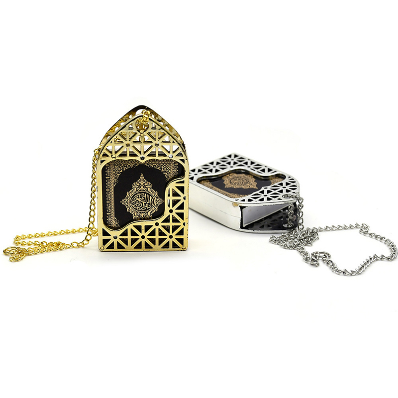Mini Ark Quran Book Real Paper Can Read Pendant Necklace Religious ...
