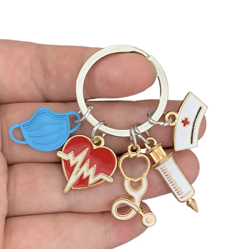 Portachiavi medico strumento medico portachiavi creativo fai da te accessorio gioielli fatto a mano Sn