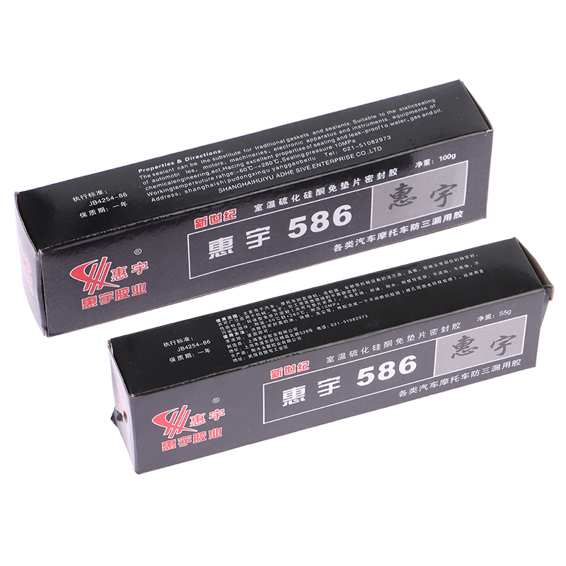 Colla sigillante auto 586 silicone nero guarnizione gratuita sigillante colla di riparazione Sn