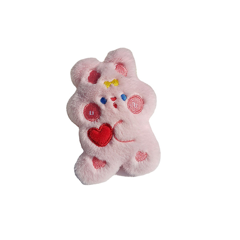 Cartoon Plush Rabbit Pendant Plush Doll Bag Keychain Ornament Bag Decoration EI
