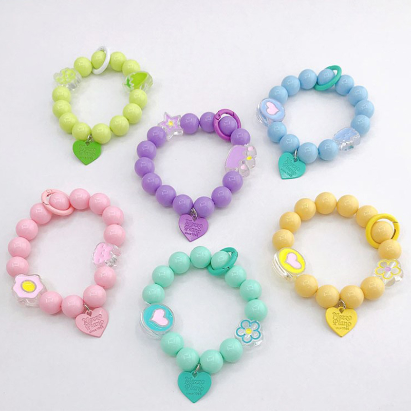 Creative Mobile Phone Chains Women Cute Beaded Bracelet Anti-lost Chains EI