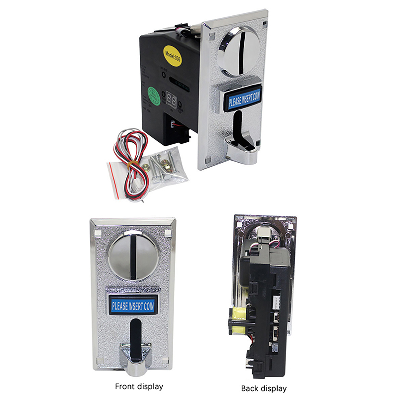 1Pc 616 Multi Coin Slot Acceptor Electronic Roll Down Coin Acceptor ...