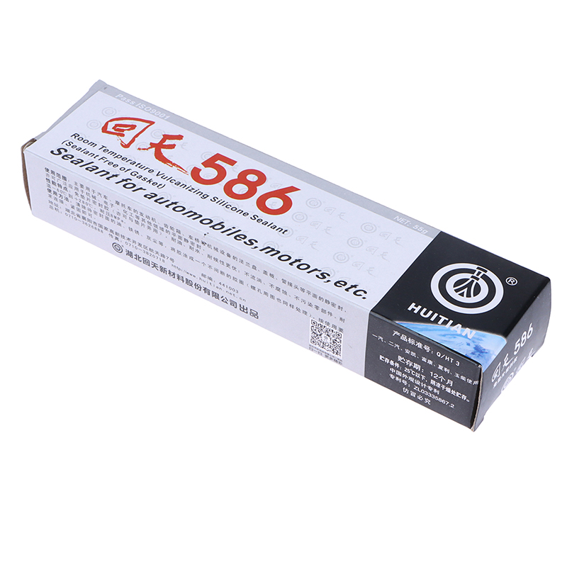 Colla sigillante auto 586 silicone nero guarnizione gratuita sigillante colla di riparazione Sn