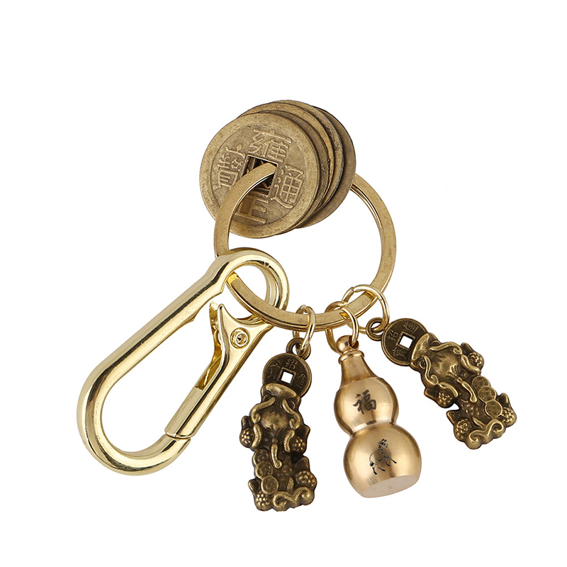 Ciondolo Animali Liberi Antichi Sabbia Cucchiaio Orecchio Piccolo Portachiavi Zucca Cava_j_