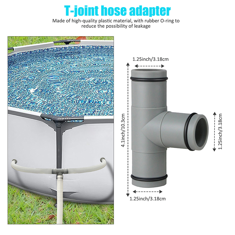 1 pz connettore tubo piscina 32 mm a forma di T filtro piscina pompa giunto tubo Sn