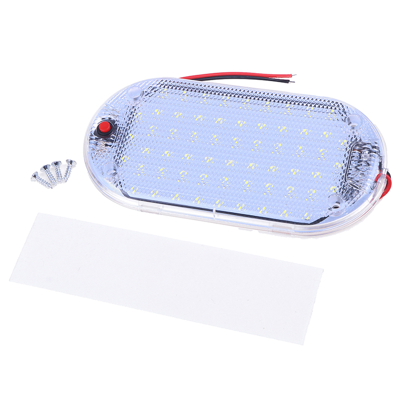 60LED 12V-85V LED Car Vehicle Dome Roof Ceiling Reading Lamp Interior ...