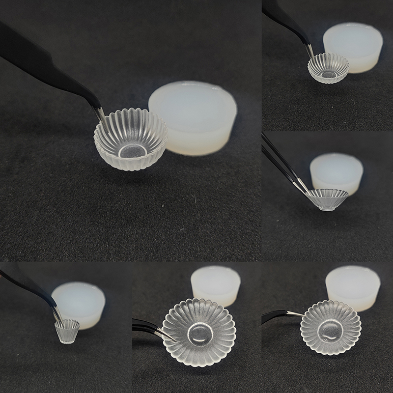 Dollhouse Silicone Tableware Mold Dollhouse Mini Dish Bowl Model ...