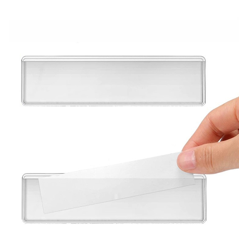 12PCS Adhesive Data Strip Label Holder Data Strip Stationery Office ...