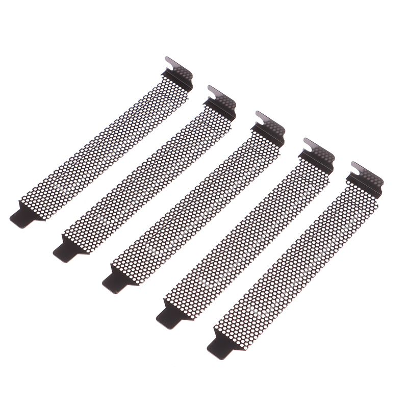 5Pcs PCI Slot Cover Dust Filter Blanking Board Fan Dust Filter For PC ...