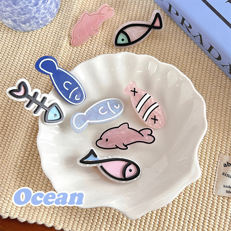 Korean Style Creative Fish Hairpin Barrettes Cartoon Funny Hair ...