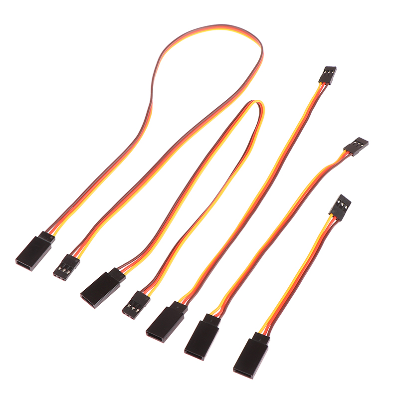 3 Pin Servo Extension Cable Cord Female To Male Wire Connector ...