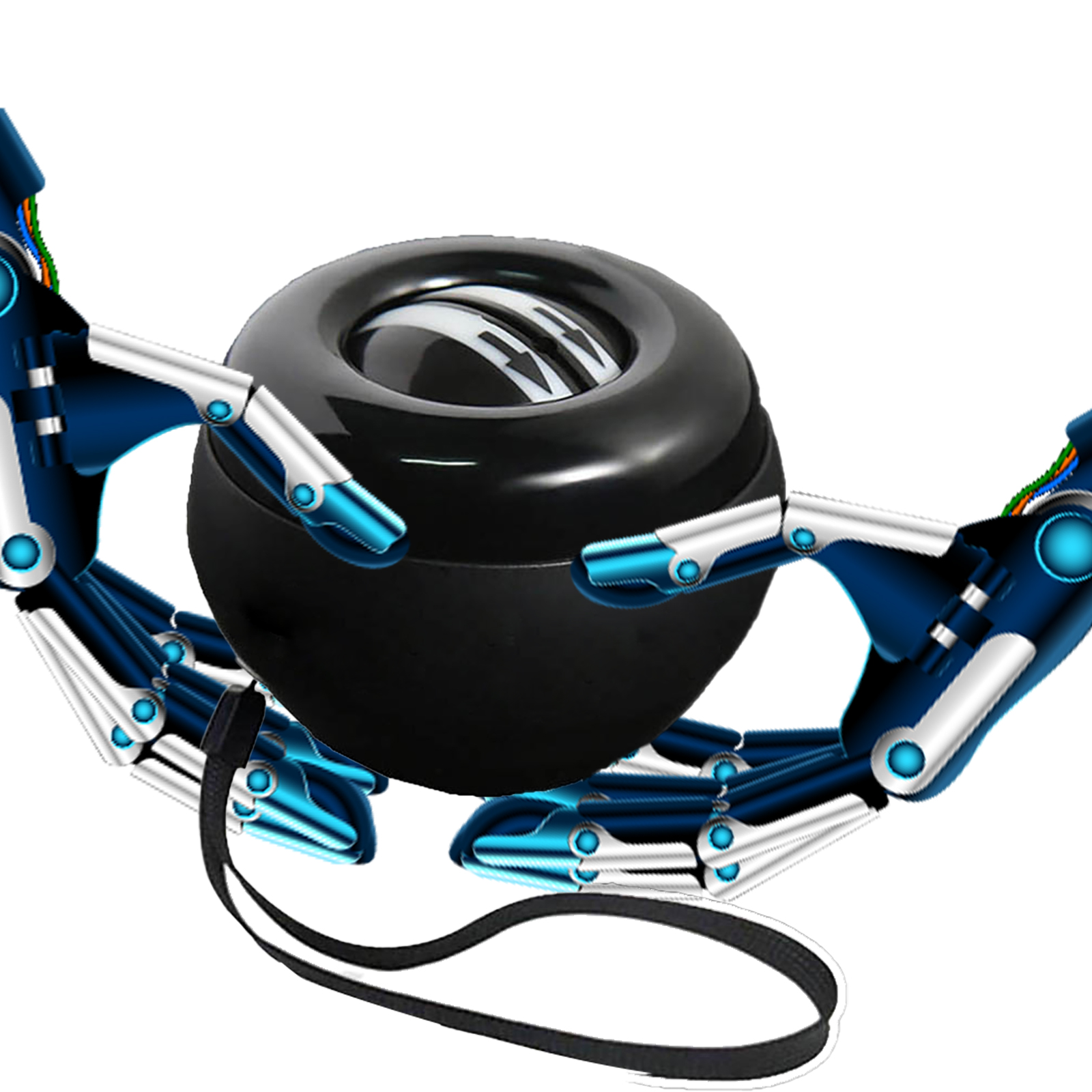 LED GYROSCOPIC POWERBALL Autostart Range Gyro Power Arms Handgelenkball ...