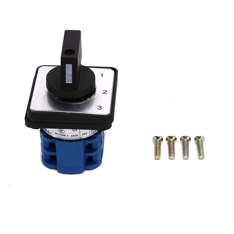 440V 20A 4-POSITION 0-1-2-3 Rotary Selector Changeover Switch Stock ...