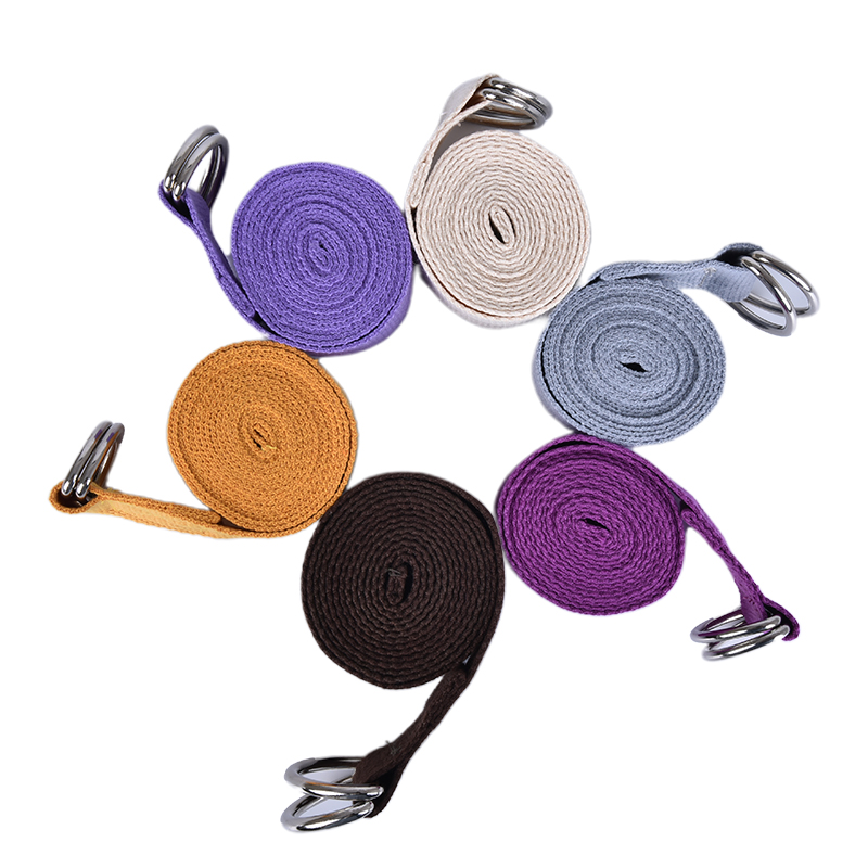 1Pc Adjustable Sport Stretch Strap D-Ring Belts Gym Waist Leg Fitness ...