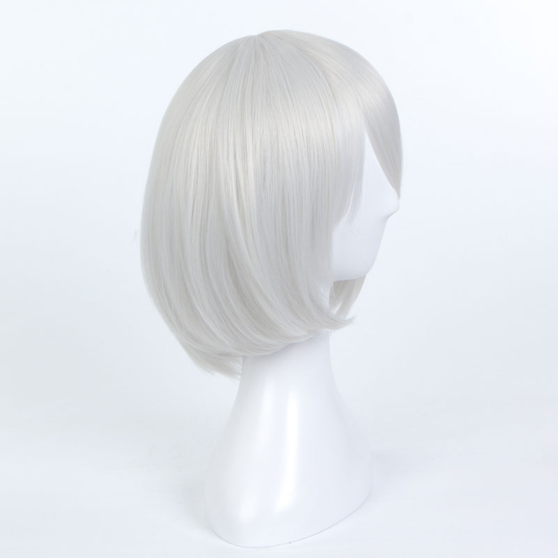 Anime Cartoon Characters Yorha 2B Silver Short Straight Wig Cosplay ...