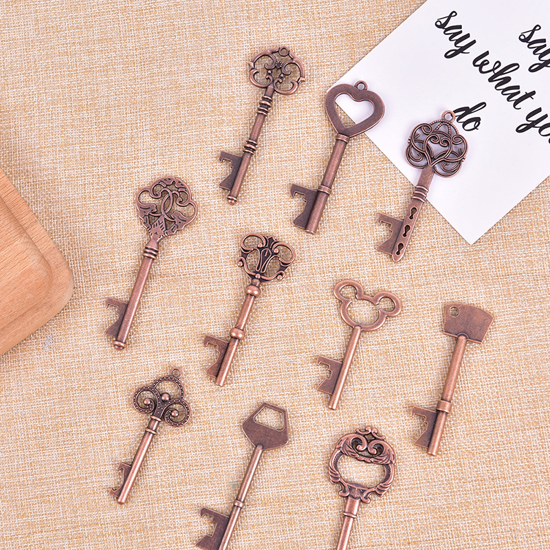 Key Shaped Bottle Opener Keychain Key Ring Beer Bottle Opener Beer ...