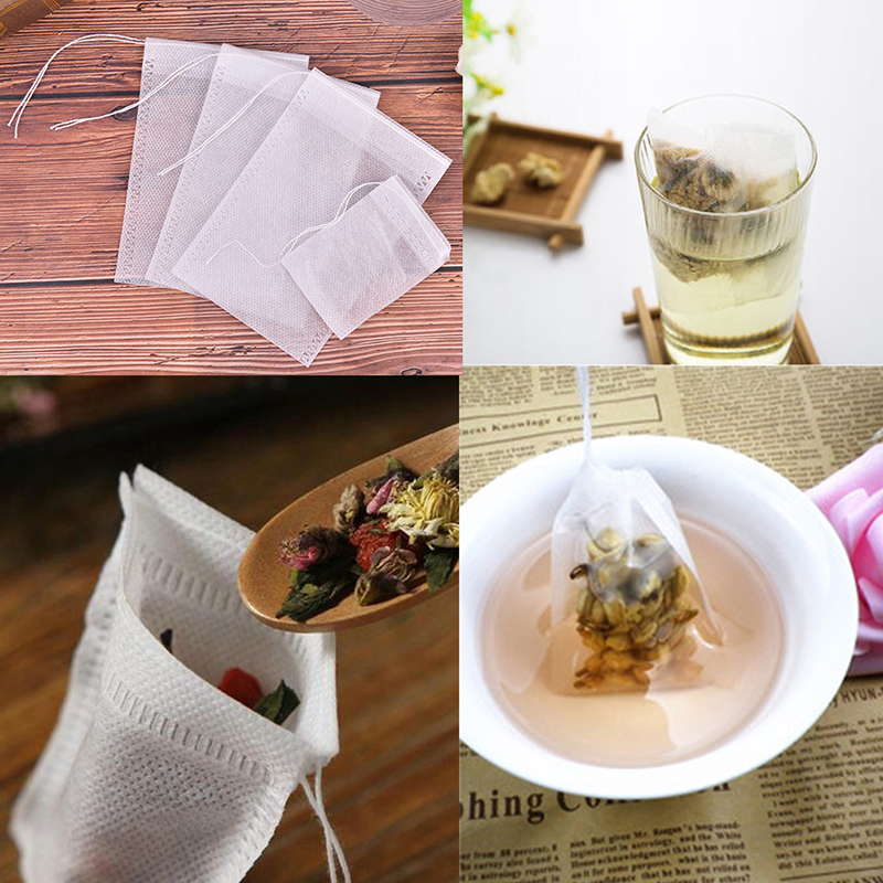 Disposable Tea Bags 100Pcs/Lot Teabag Empty Scented With String Heal ...