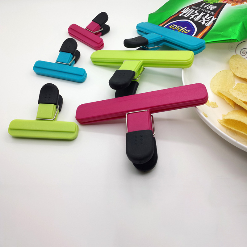 L CHIP BAG Clips Food Clips Plastic Heavy Duty Air Tight Seal Grip for ...