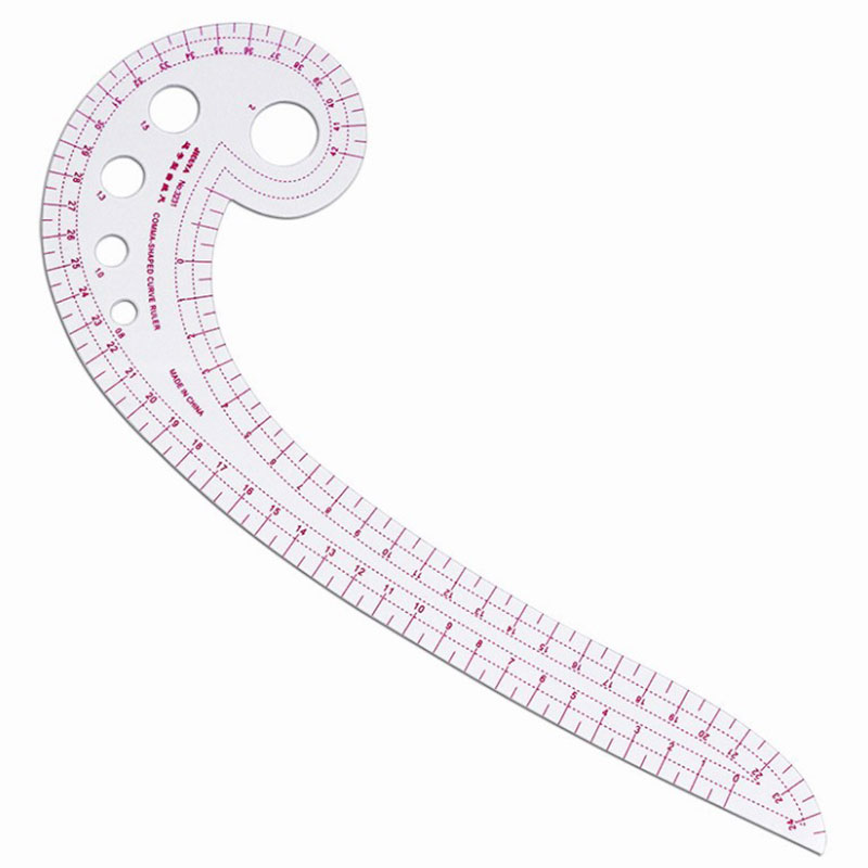 Multi-function Plastic French Curve Sewing Ruler Easy Curve Ruler for ...