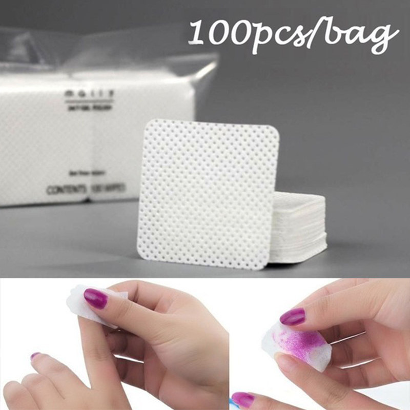Lint-Free Nail Polish Remover Wipes Art Gel Tips Remover Cleaner ...