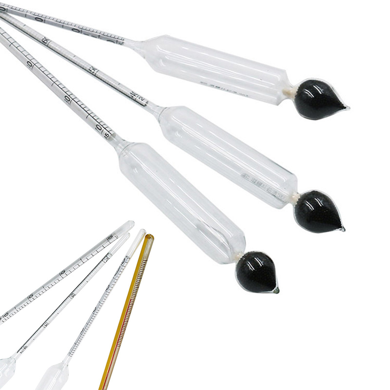 Hydrometer Tester Wooden Box Alcoholmeter Alcohol Meter Wine Meter ...