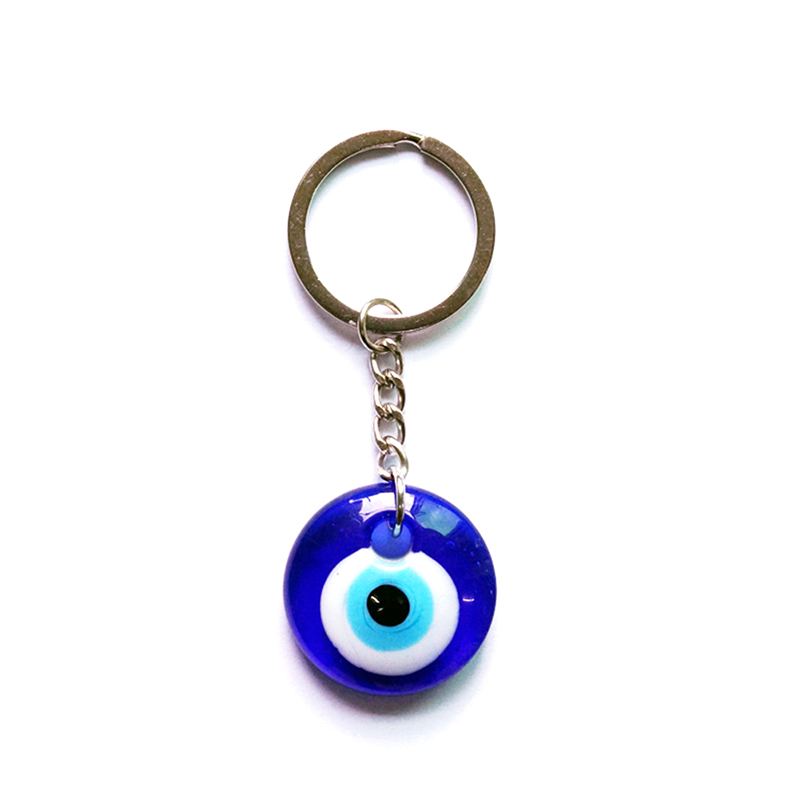 Fashion Lucky Turkish Greek Blue Eye Keychain Charm Pendant DIY Gift ...