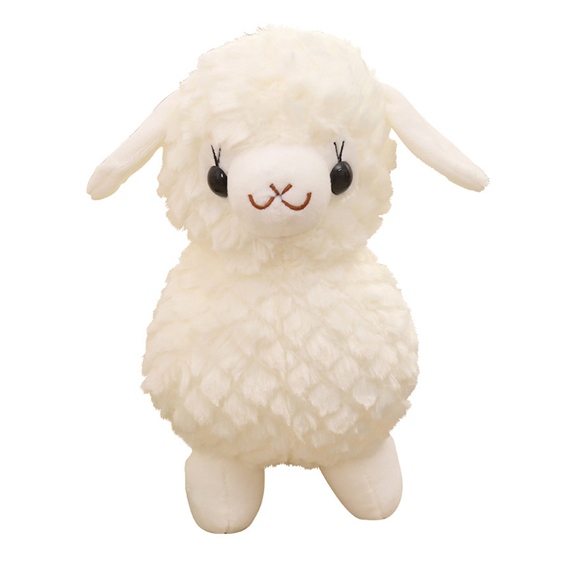 22cm Cute Alpaca Plush Toy Kids Real Doll Pillow Animal Lama Stuffed ...