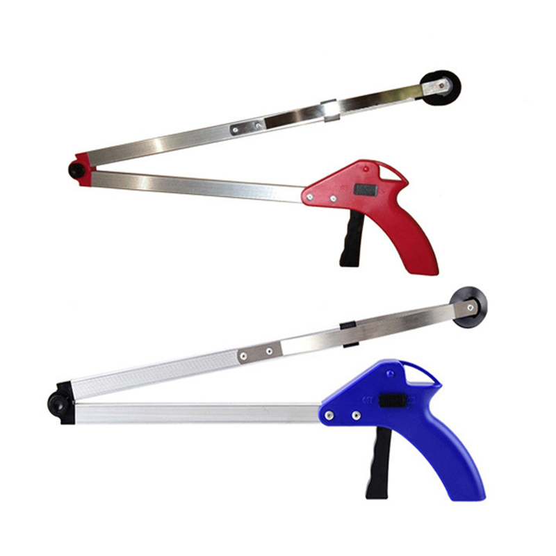 Folding Household Garbage Picker Alloy Trash Grabber Waste Leaves P DL ...