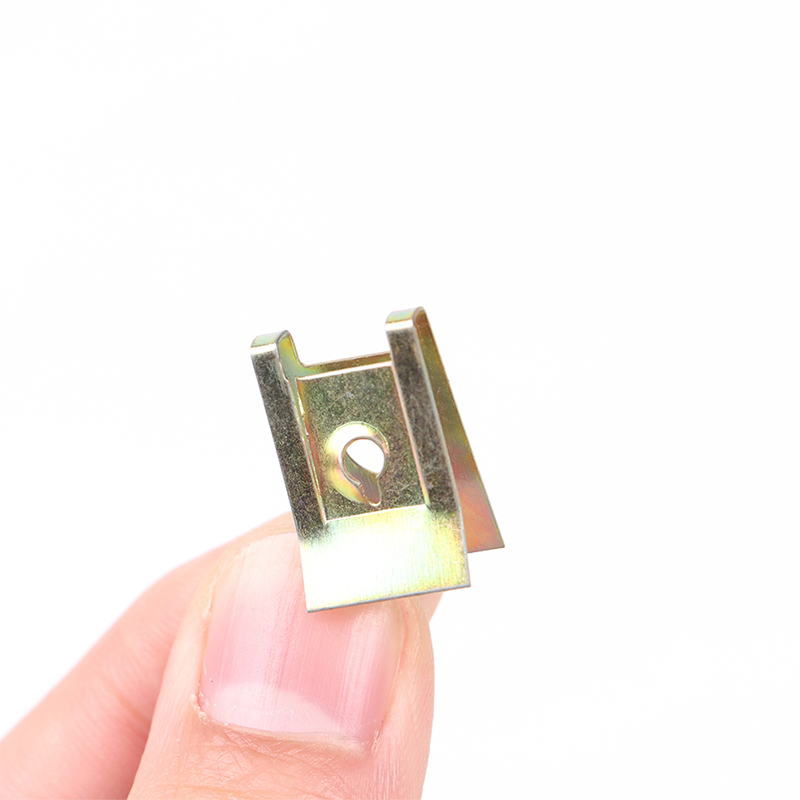 20Pcs Car Fastener Clip Screw Base 3mm Hole U Type Nut Mounting Fastener Clips