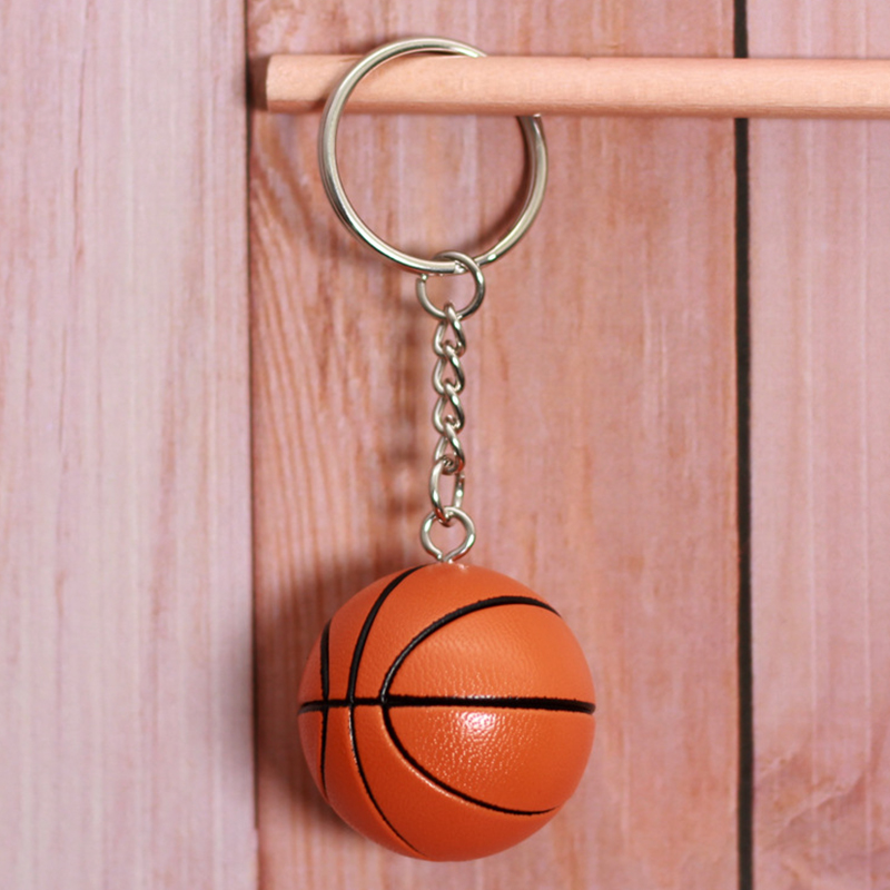 3D Sports Basketball Volleyball Football Key Chains Souvenirs Keyring G ...