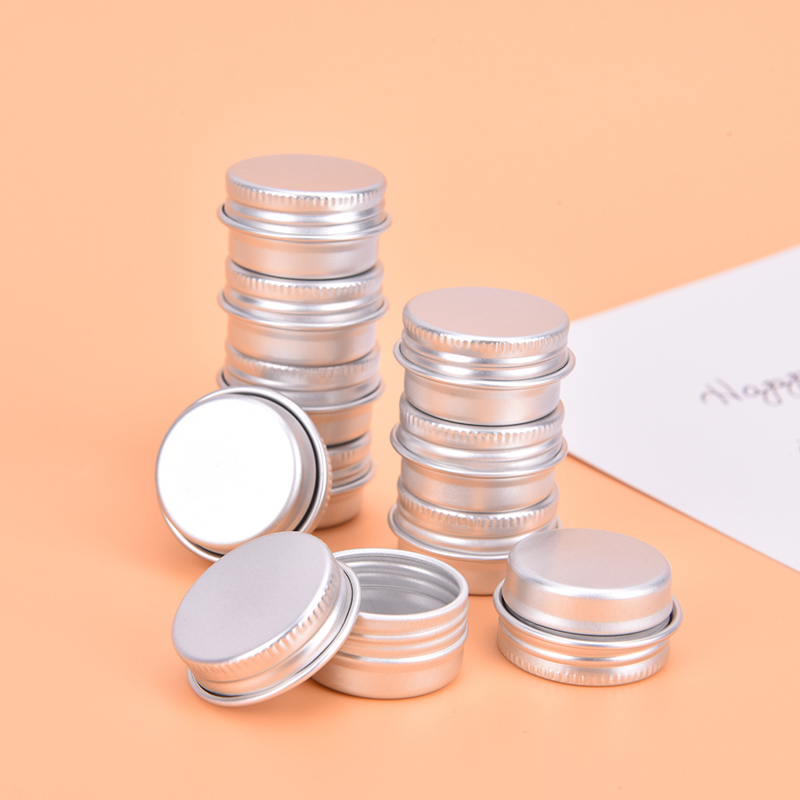 10pcs 5ML Aluminum Tin Jar For Cream Balm Nail Candle Cosmetic ...