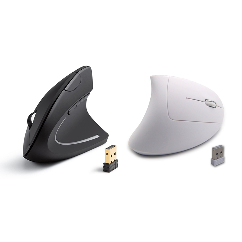 Wireless Mouse PC&Game Ergonomic Design Vertical 1600DPI Optical ...