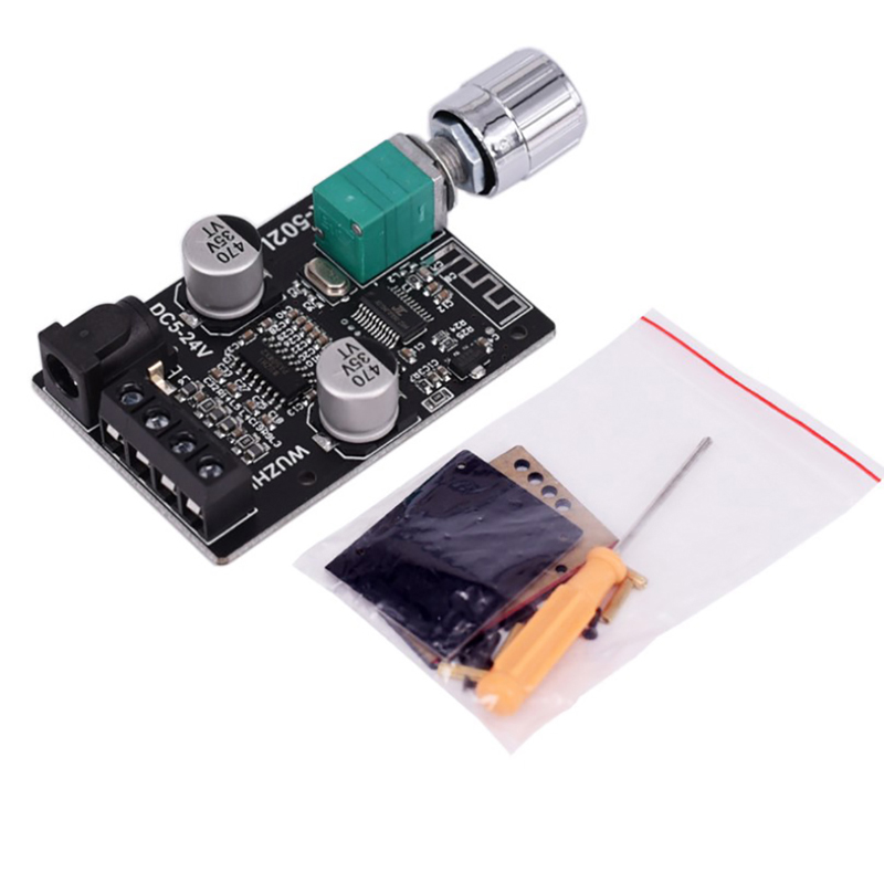 HIFI Wireless Bluetooth 5.0 TPA3116 Audio Power Amplifier 50WX2 Stereo ...