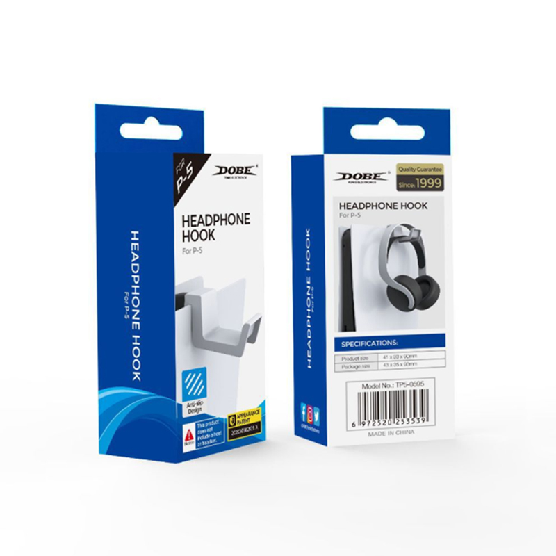 For PS5 Host Headphone Hanger Stand Holder Hook Desk Side Headset Mount Storage