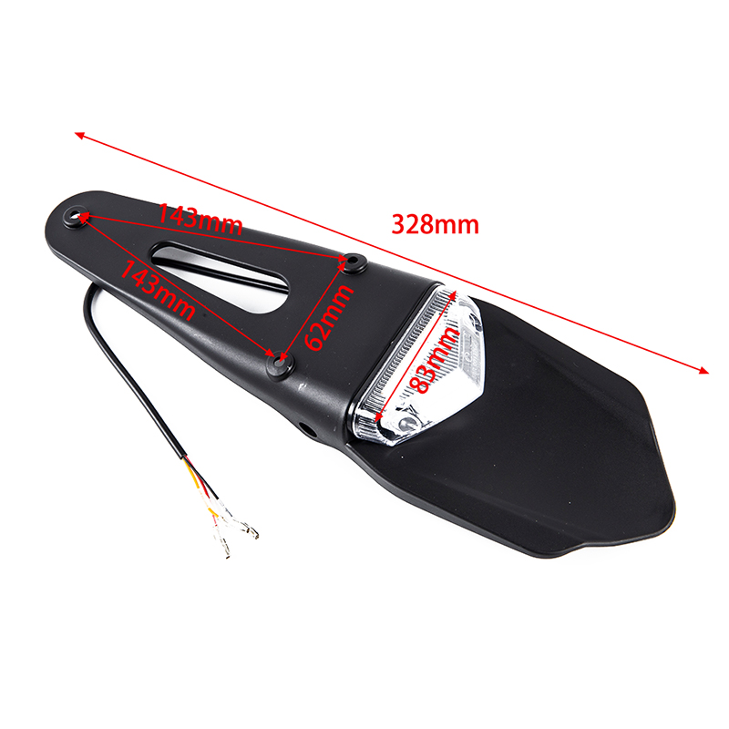Fanale posteriore LED moto Polisport & parafango posteriore Stop Enduro fanale posteriore Le