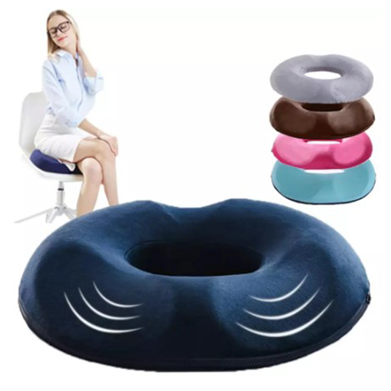 Comfort Donut Seat Cushion Sofa Hemorrhoid Memory Foam Anti Hemorrhoid Massage