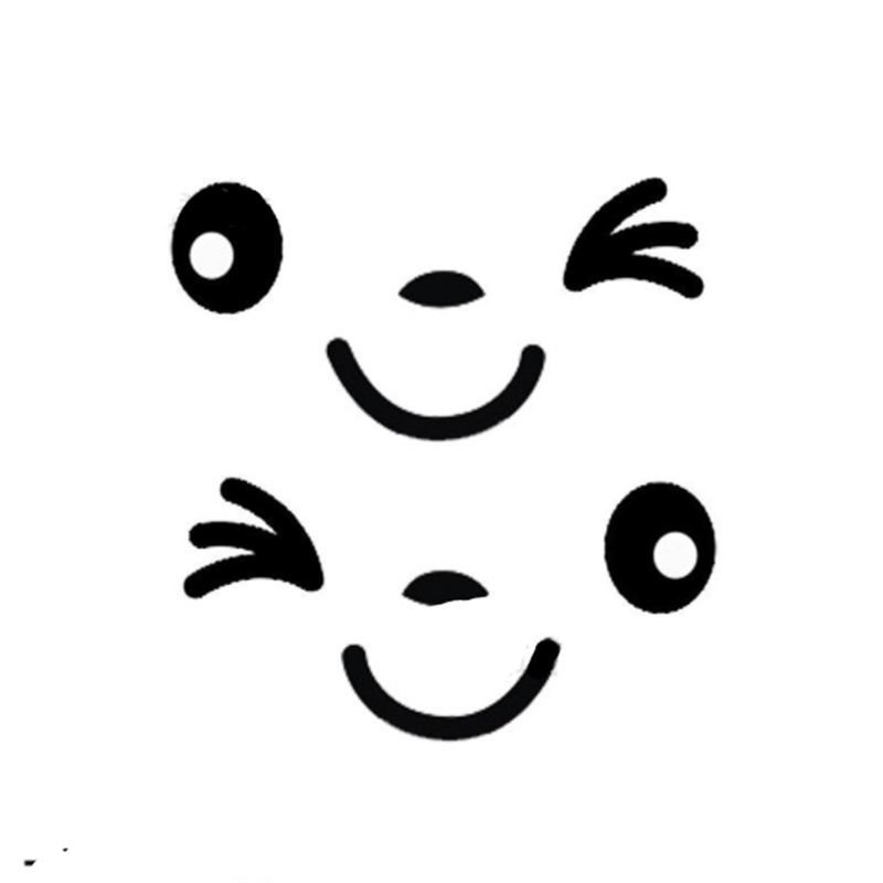 Souleur mignonne réfléchie autocollant de cartouche de rétroviseur