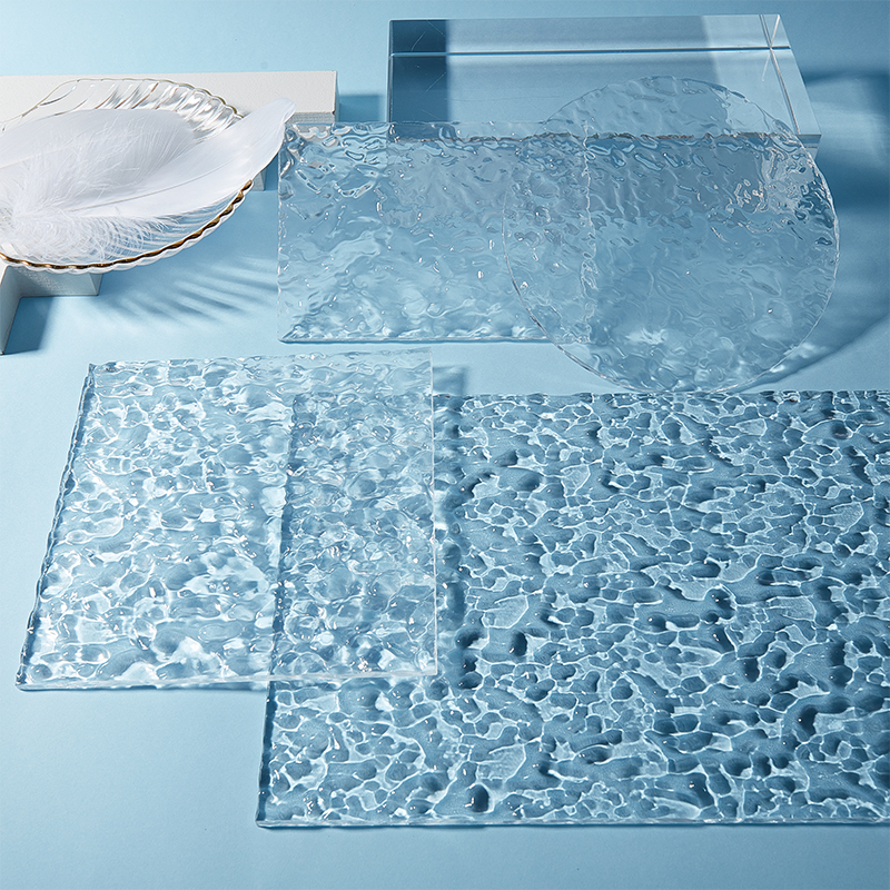 piastra ombra increspatura acqua oggetti di scena sfondo fotografia acrilica / NIN