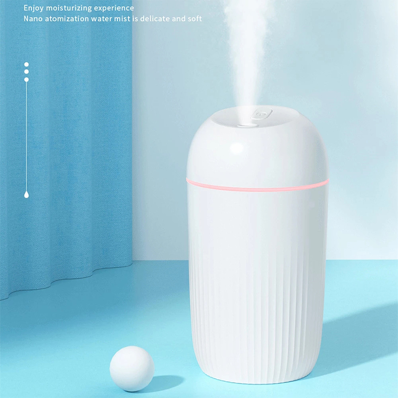 420ml USB Silent Air Humidifier Gentle Night Light Aroma Diffuser Spray Pe