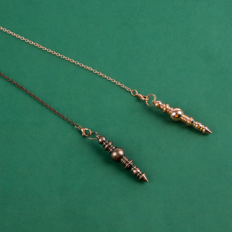 Spiritual Metal Pendulum for Dowsing Pendulums Divination Pendant Wicca ...
