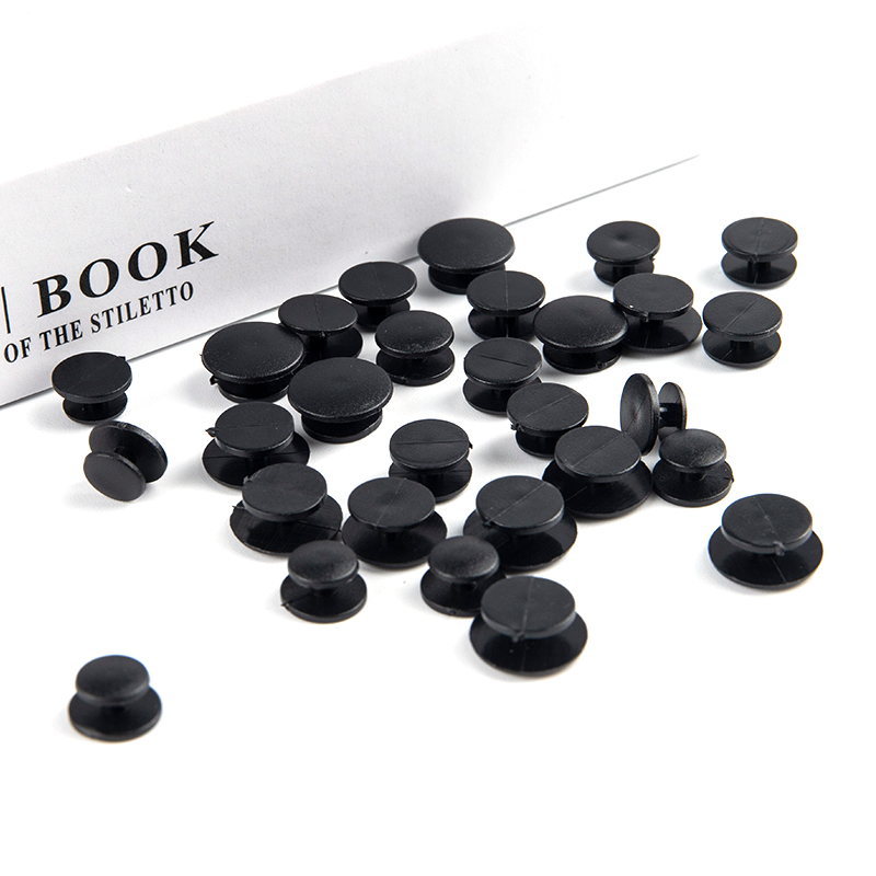 25 pz ornamento nero con bottoni per scarpe fai da te ciondoli decorazione artigianato accessori Z Bf