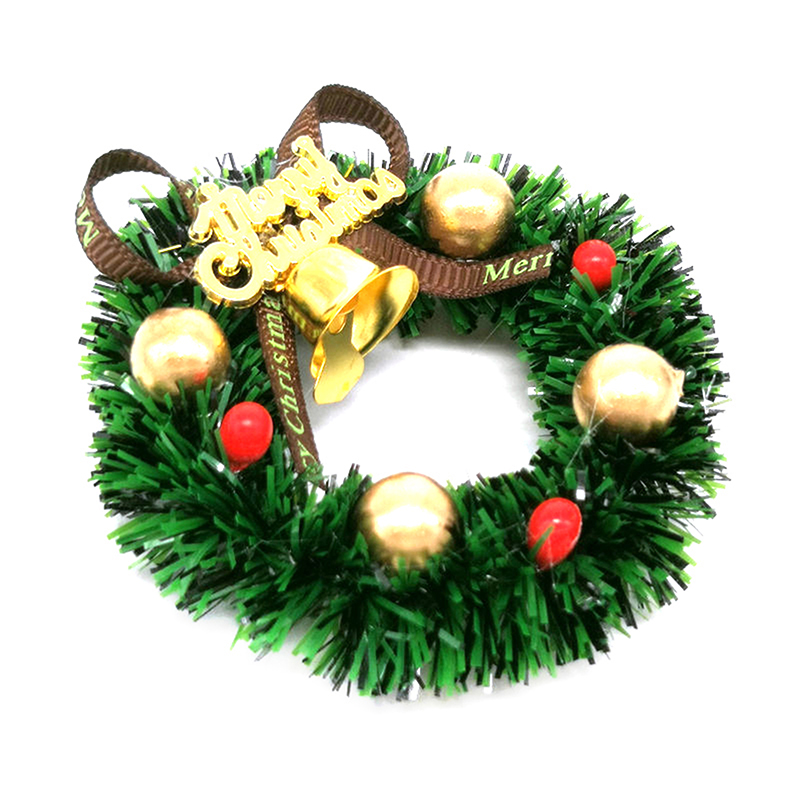 1:12 Dollhouse Miniature Mini Christmas Garland Wreath Model Decor ...