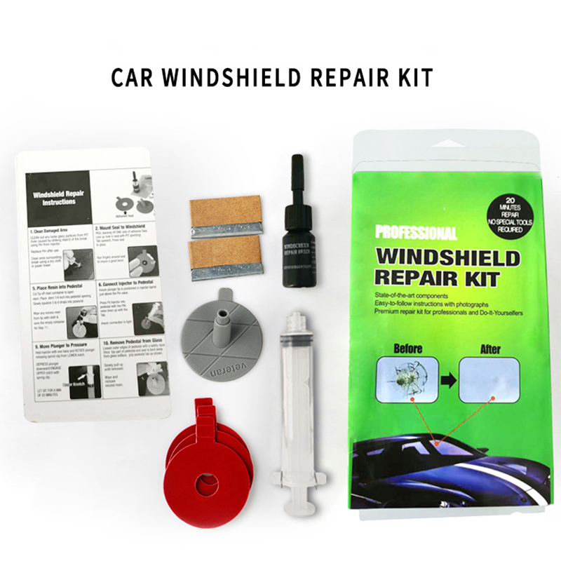 DIY Car Windscreen Repair Kit Glass Windshield Restore Repairing Tools Set ba