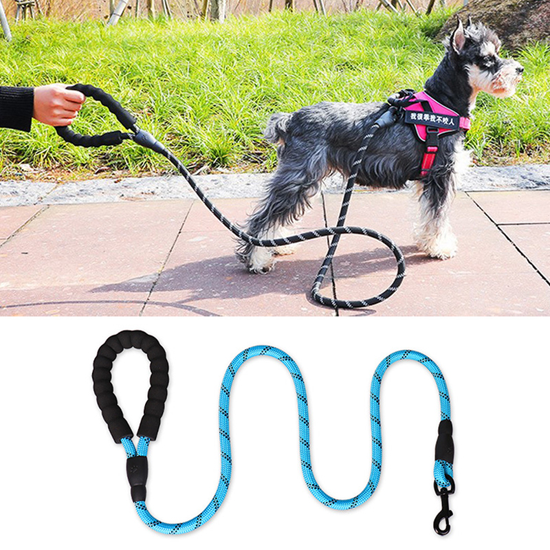 Guinzaglio cane riflettente resistente corsa camminata allenamento per gatto grande piccolo Pe BU p