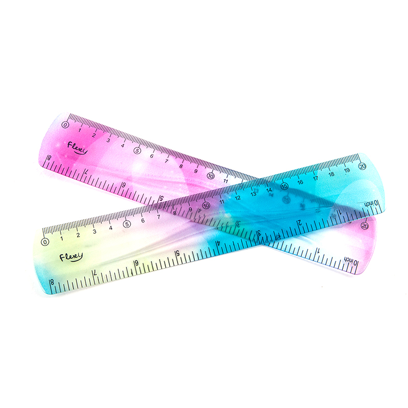 Colourful Student Flexible Ruler Inch Metric 30cm/12Inch 20cm/8Inch ...