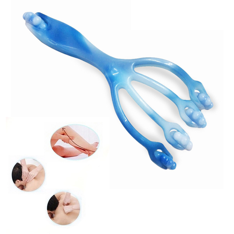 Head Massager Scalp Roller Massage Comb Four Sclaw Foot Hand Body Neck ...